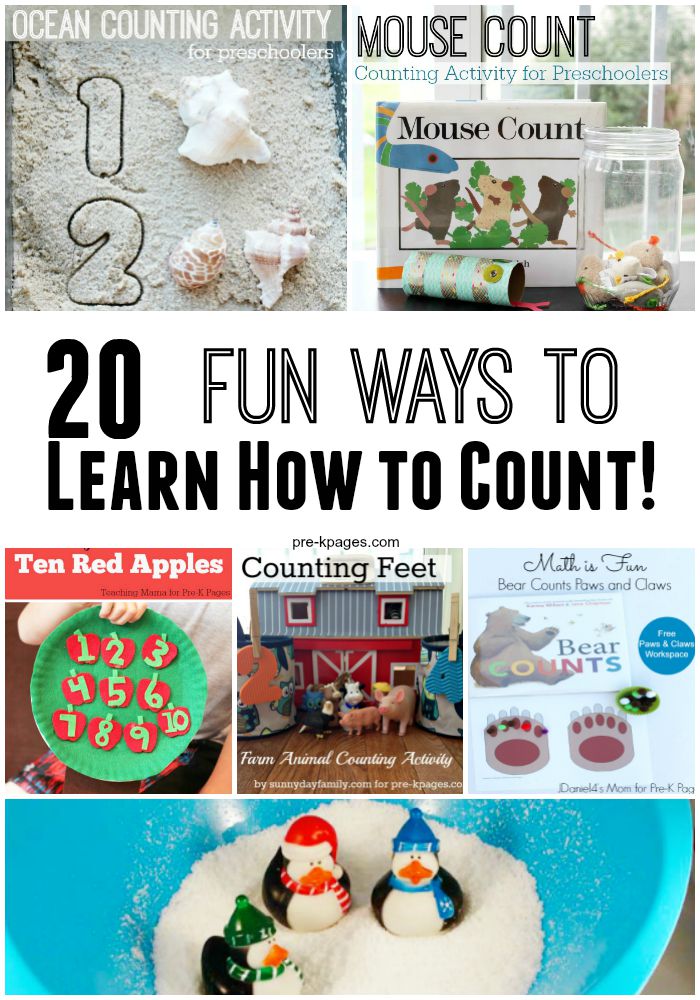 20 Fun Ways To Learn How To Count 20 Fun Ways To Learn How To Count