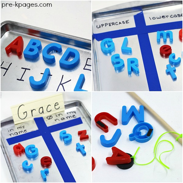20 Ways To Use Magnetic Letters Pre K Pages