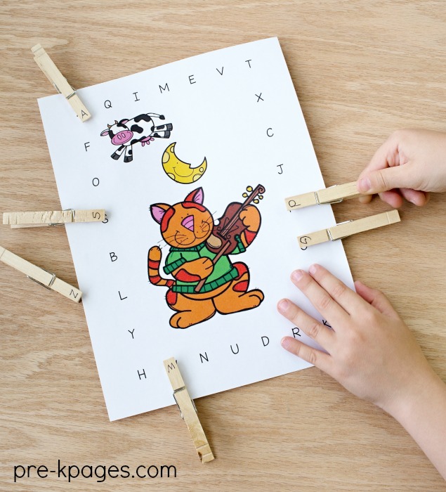 Hey Diddle Diddle Nursery Rhyme And Activity Ideas Craft