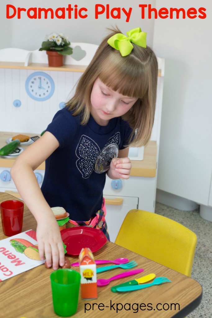 Dramatic Play Center in Preschool Pre-K and Kindergarten