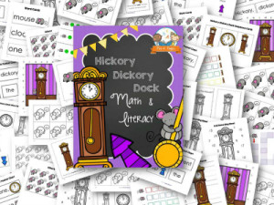 Hickory Dickory Dock Nursery Rhyme Activities