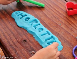 Playdough Center in Preschool Pre-K and Kindergarten