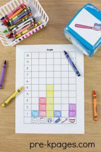 Dental Health Math Activities for Preschool - Pre-K Pages