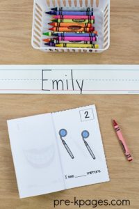 Dental Health Math Activities for Preschool - Pre-K Pages