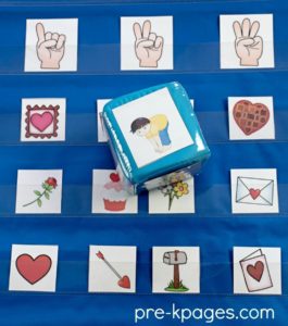 Valentine Literacy Activities for Preschool - Pre-K Pages
