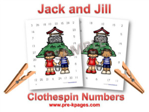 Pre-K Nursery Rhymes: Jack and Jill Activities