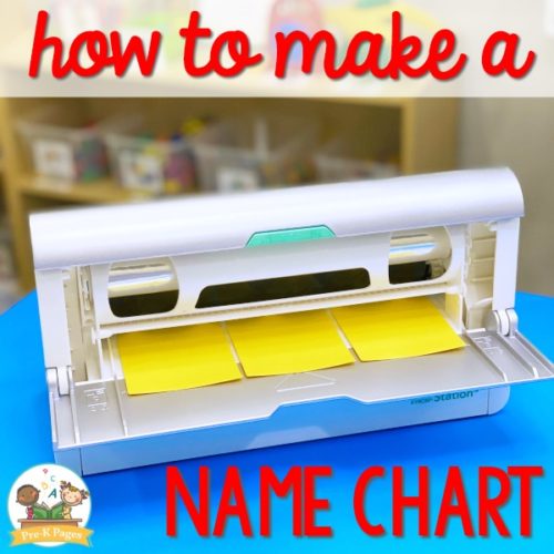 How to Make a Name Chart for Your Classroom