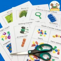 Printable Classroom Labels for Preschool