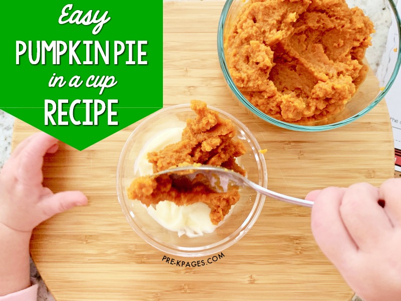 Easy Pumpkin Pie in a Cup Recipe | Thanksgiving | Preschool