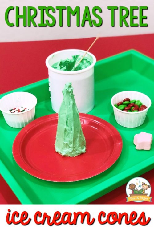 Christmas Tree Ice Cream Cones Math Printable
