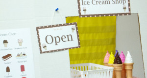 Ice Cream Shop Dramatic Play Printables