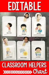 DIY Preschool Classroom Jobs Chart