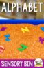 Alphabet Sensory Bin for Letter Recognition