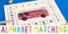 Fire Truck Letter Matching and Fine Motor Activity