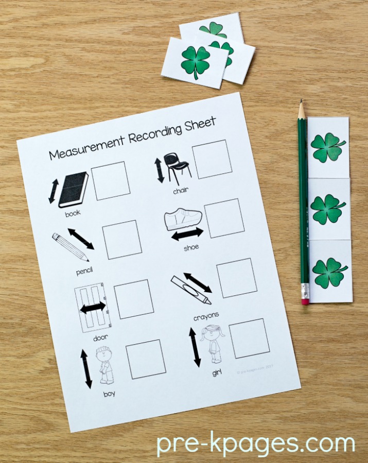 St. Patrick's Day Math Activities For Pre-K Classroom