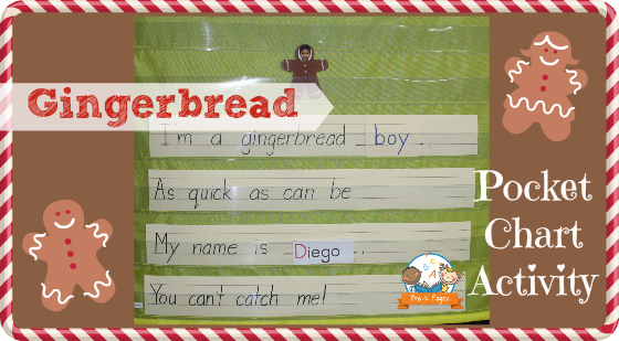 Gingerbread Poem Pocket Chart Game
