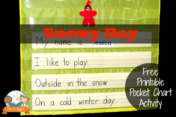 pocket chart Archives - Pre-K Pages