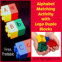 How to Teach the Alphabet with Lego Duplo Blocks