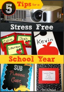 5 Tips for a Stress Free School Year