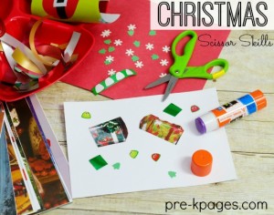 Christmas Scissor Cutting Skills