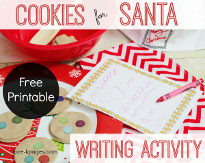 Cookies for Santa Printable Activity