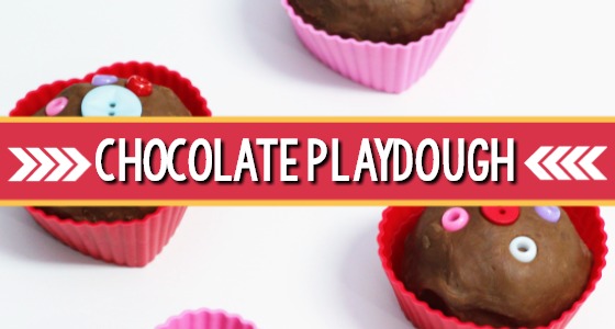 Valentine Heart Chocolate Playdough