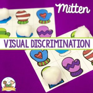 Mitten Visual Discrimination Printable