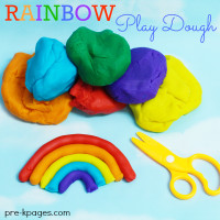 Rainbow Play Dough