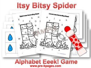 Itsy Bitsy Spider Nursery Rhyme Activities