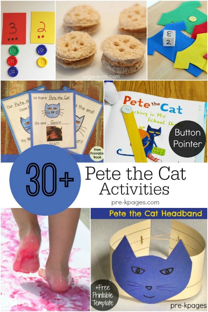 30+ Pete The Cat Activities For Preschool, Pre-K and Kindergarten