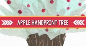 Handprint and Fingerprint Apple Tree