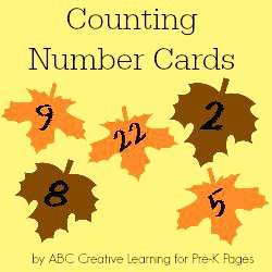 Fall Leaf Counting Activity