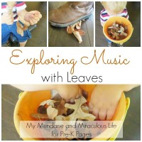 Fall Music Activity with Leaves