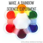 Rainbow Science Experiment For Preschoolers