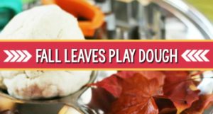 Fall Playdough Leaf Activity