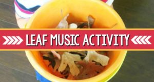 Fall Music Activity with Leaves