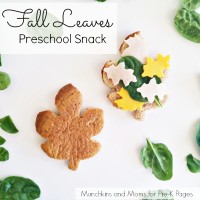 Healthy Fall Themed Snack Activity For Preschool Kids
