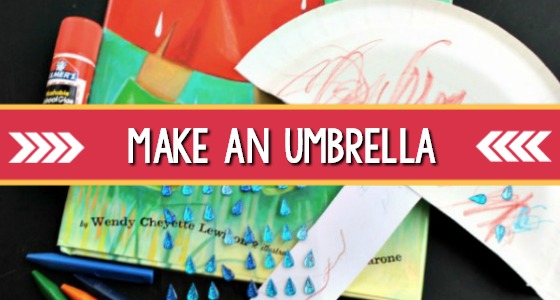 Fun Umbrella Craft Preschool Activity