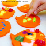 Decorate Play Dough Pumpkins