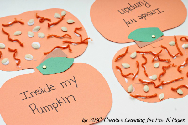 Hands-on Pumpkin Science Activity for Pre-K: Parts of a Pumpkin