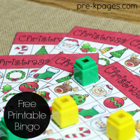 FREE Printable Christmas Bingo - Pre-K Pages