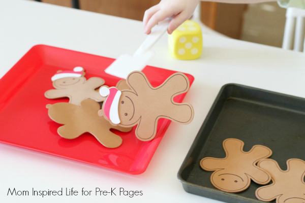Gingerbread Man Counting Game - Pre-K Pages