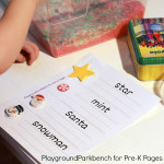 Christmas Seek, Find, and Spell Sensory Bin - Pre-K Pages
