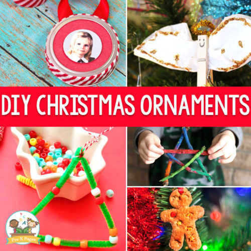 20+ Easy Christmas Ornaments Preschoolers Can Make - Pre-K Pages