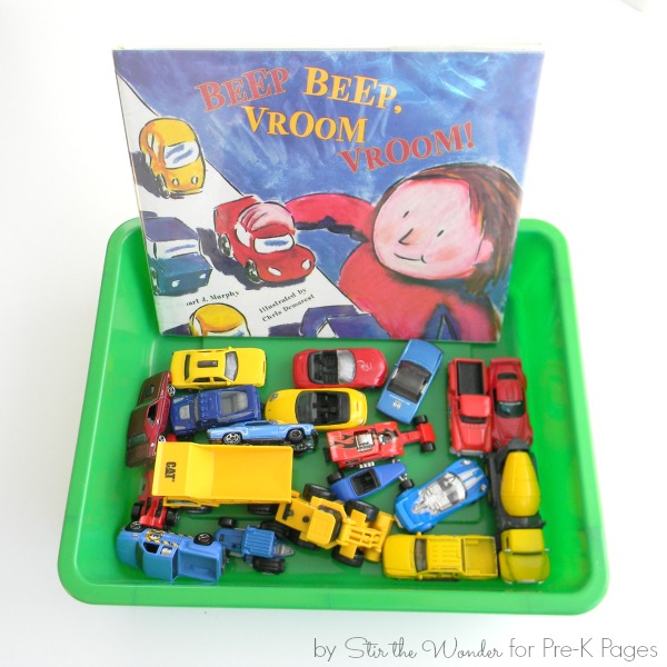 Making Patterns with Cars - Pre-K Pages