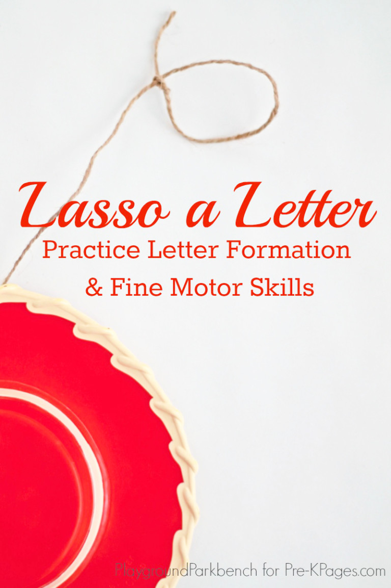 Lasso a Letter: Cowboy Fine Motor Activity - Pre-K Pages