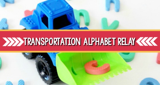 Transportation Alphabet Relay - Pre-K Pages