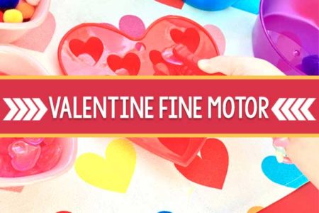 Valentine's Day Fine Motor Activity For Preschool - Pre-K Pages