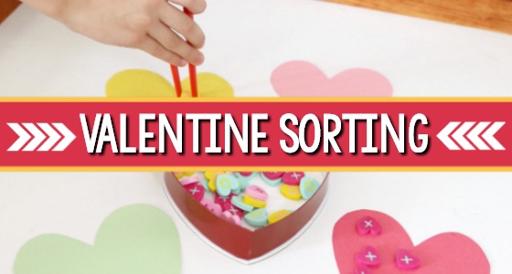 Valentine Color Sorting Activity - Pre-K Pages