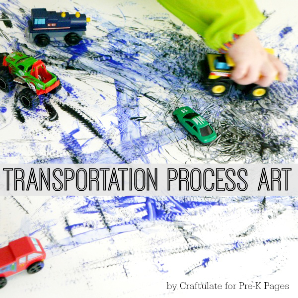 Transportation Process Art Activity For Preschool - Pre-K Pages